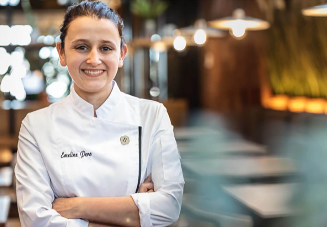Cheffe Invitée Emeline Pero - Bonnes Tables Air France - Hotel Monville